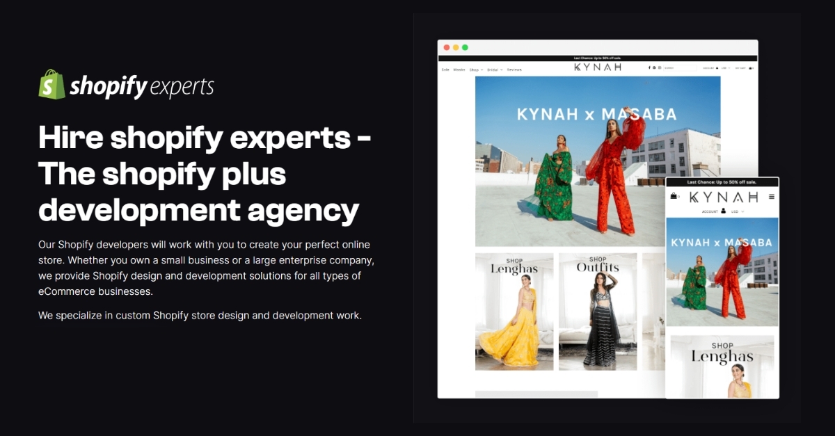 Hire Shopify Experts - Certified Shopify Web Developers