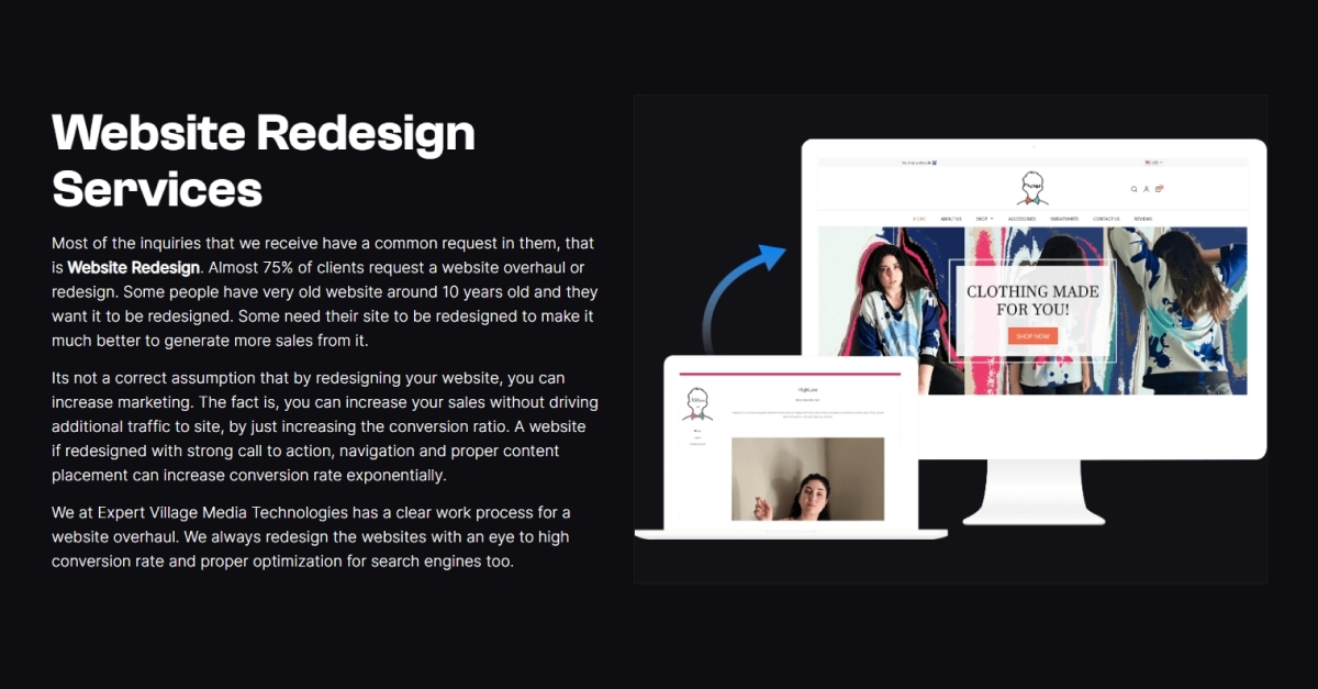 Website Redesign Service - Modern Look, Higher Conversions